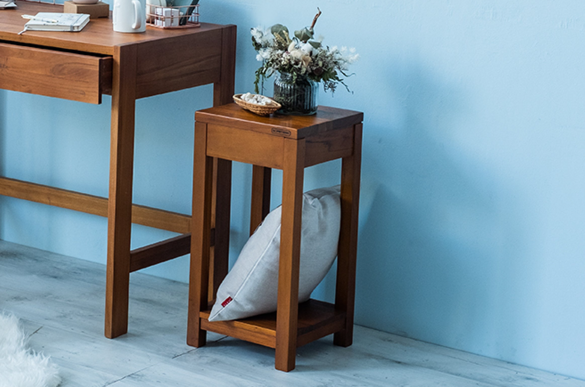 OKA DISPLAY STAND (60CM) | Shelf - Living - Scanteak Singapore