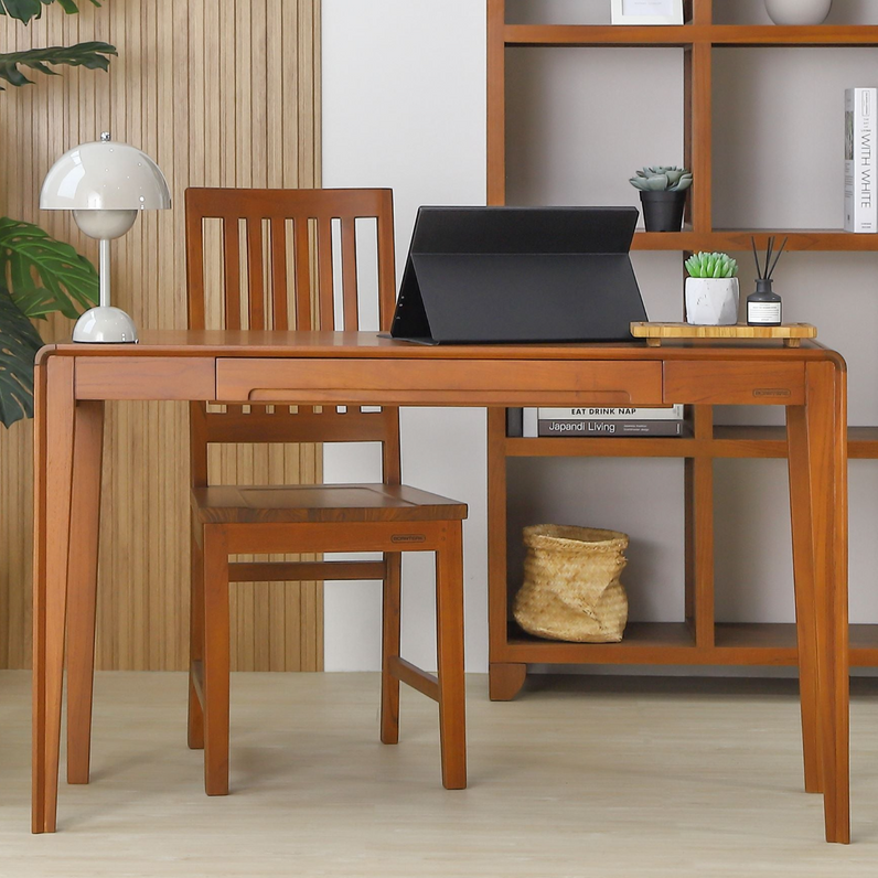 KAYRA 100CM WRITING TABLE | Writing Table - Study - Scanteak Singapore