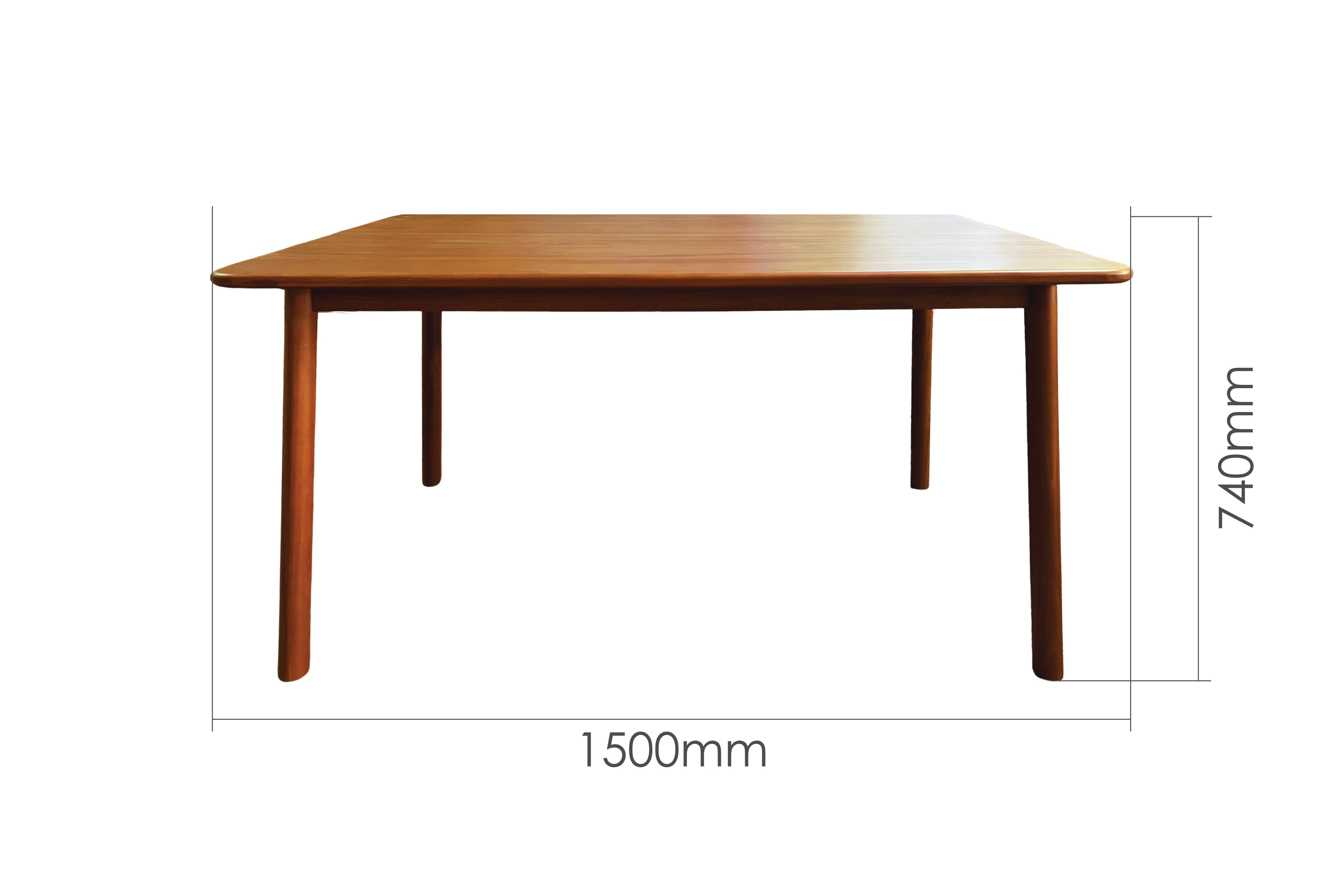 LEIKA 150CM DINING TABLE | Dining Table - Scanteak Singapore
