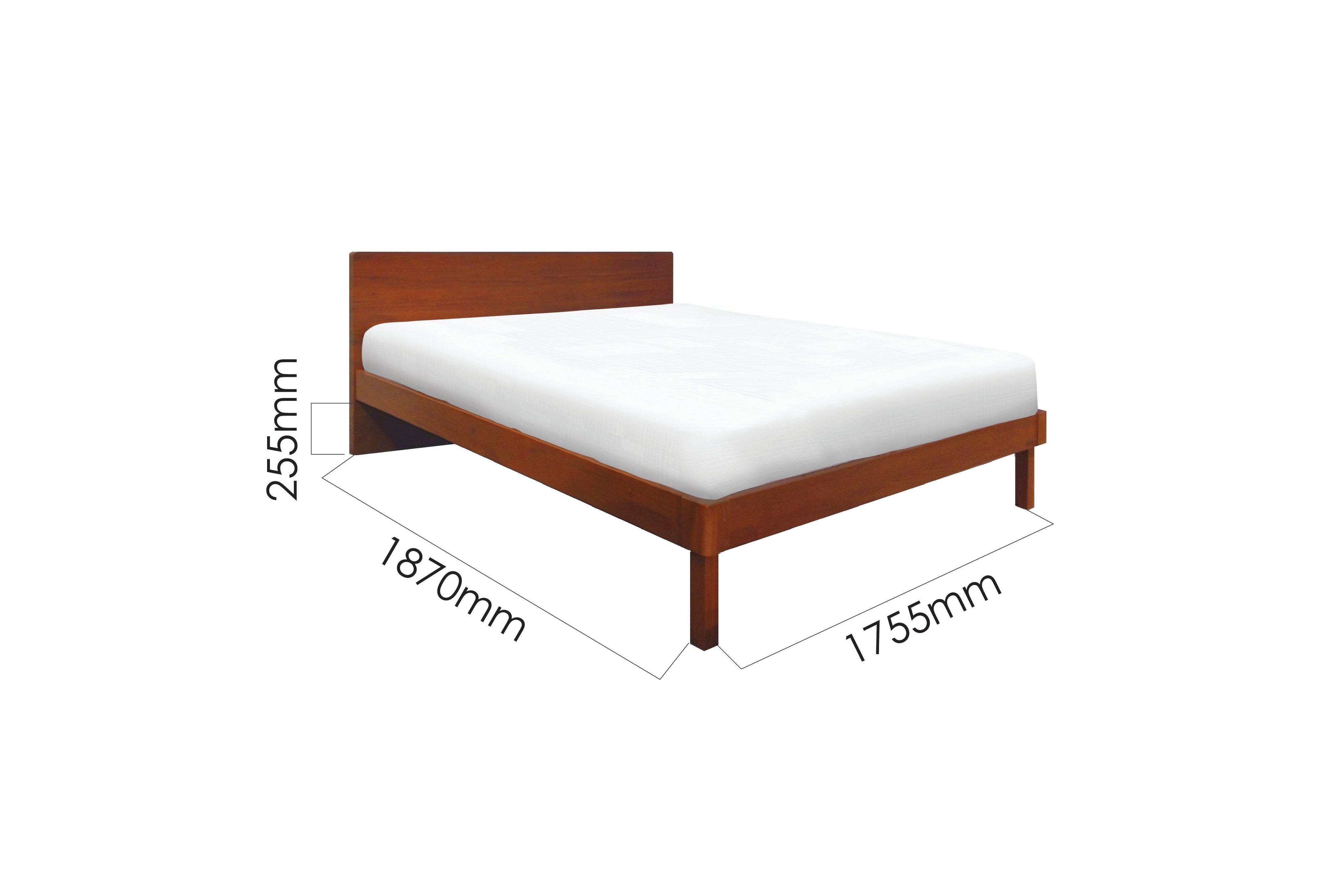 LEIKA 6FT KING BED FRAME Scanteak LEIKA 6FT KING BED FRAME Scanteak