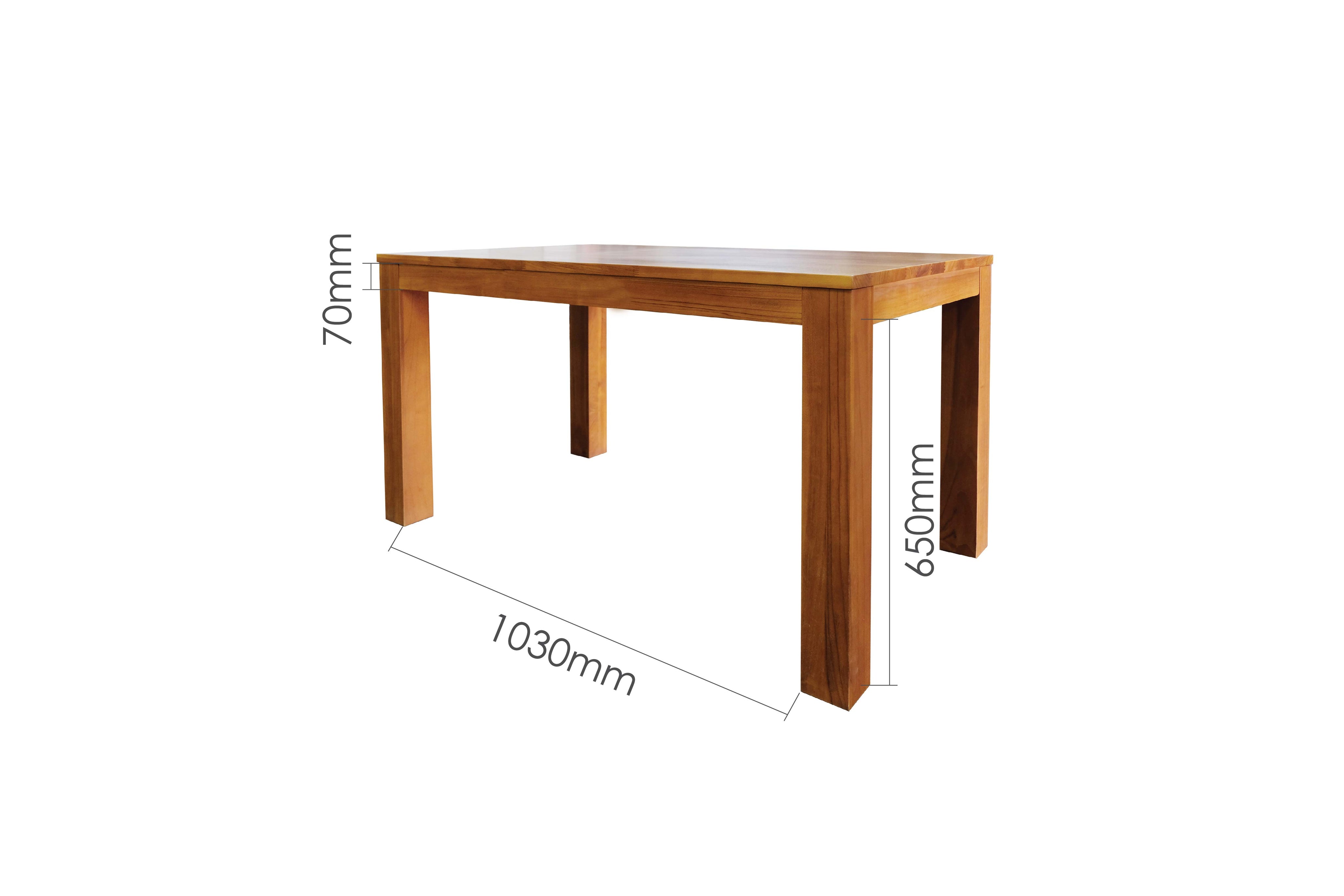LIGE 120CM DINING TABLE | Dining Table - Dining - Scanteak Singapore