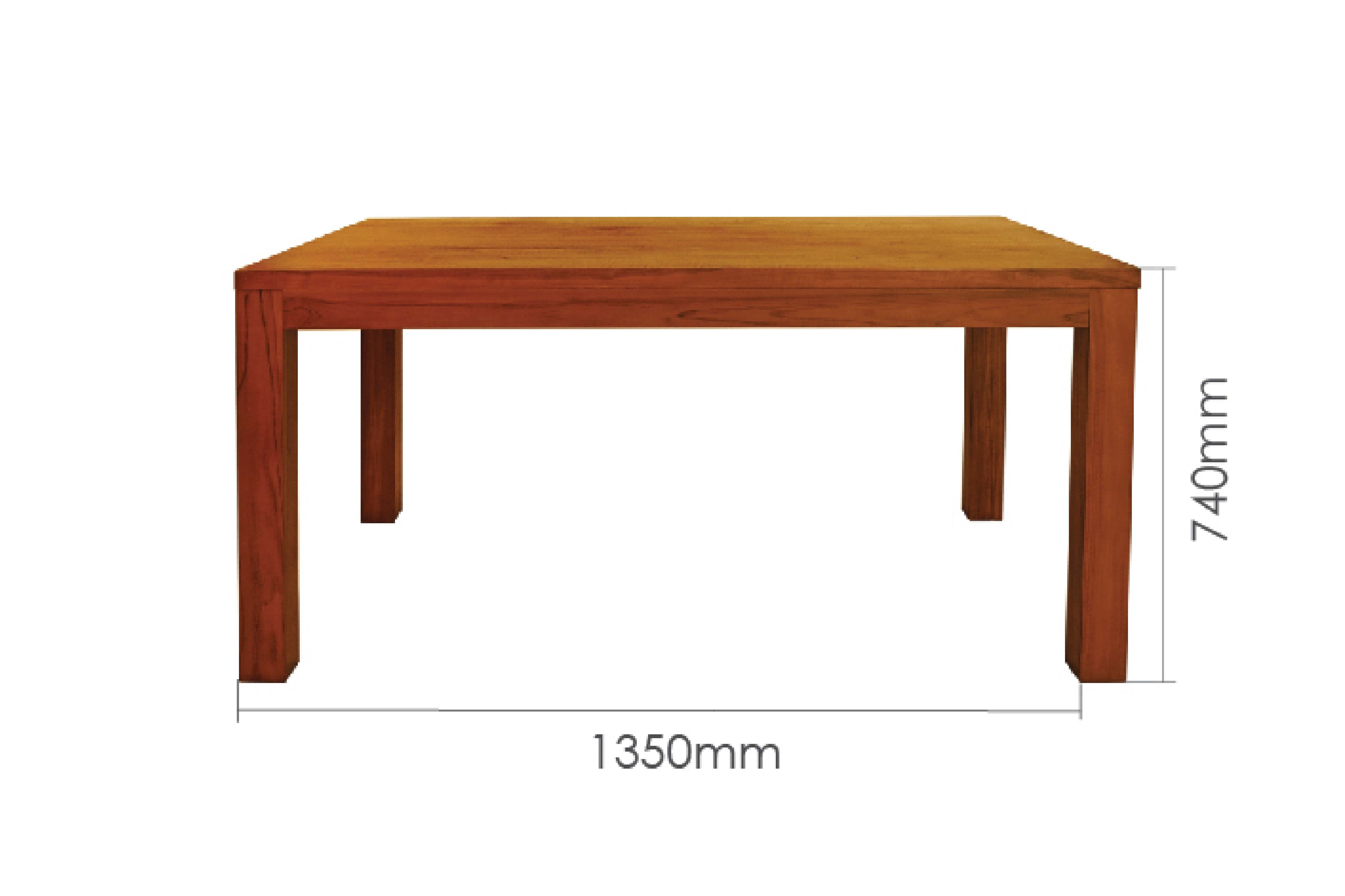 LOIS 135CM DINING TABLE | Dining Table - Dining - Scanteak Singapore