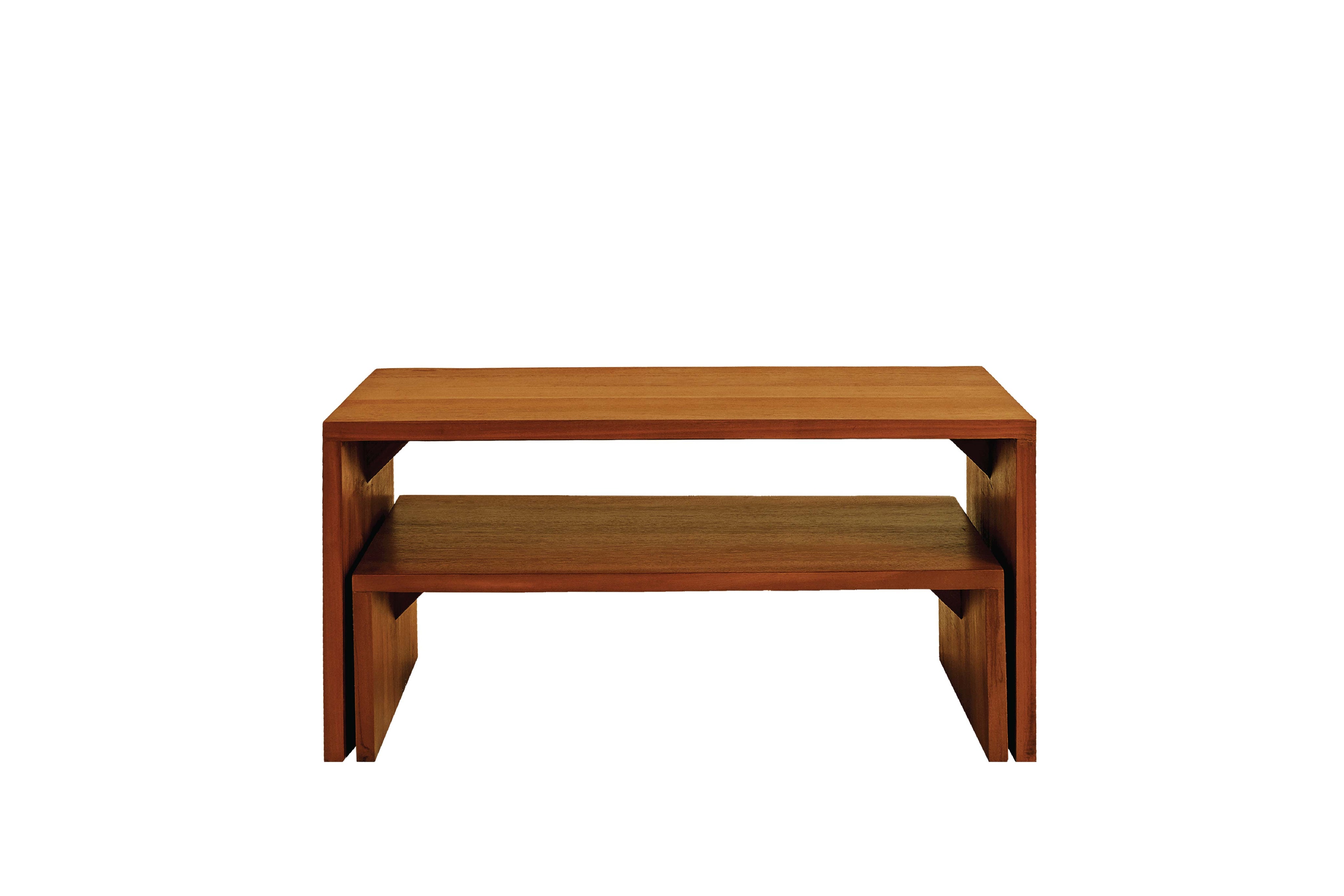 PLANK NESTING BENCH SET | Nesting Table - Dining - Scanteak Singapore