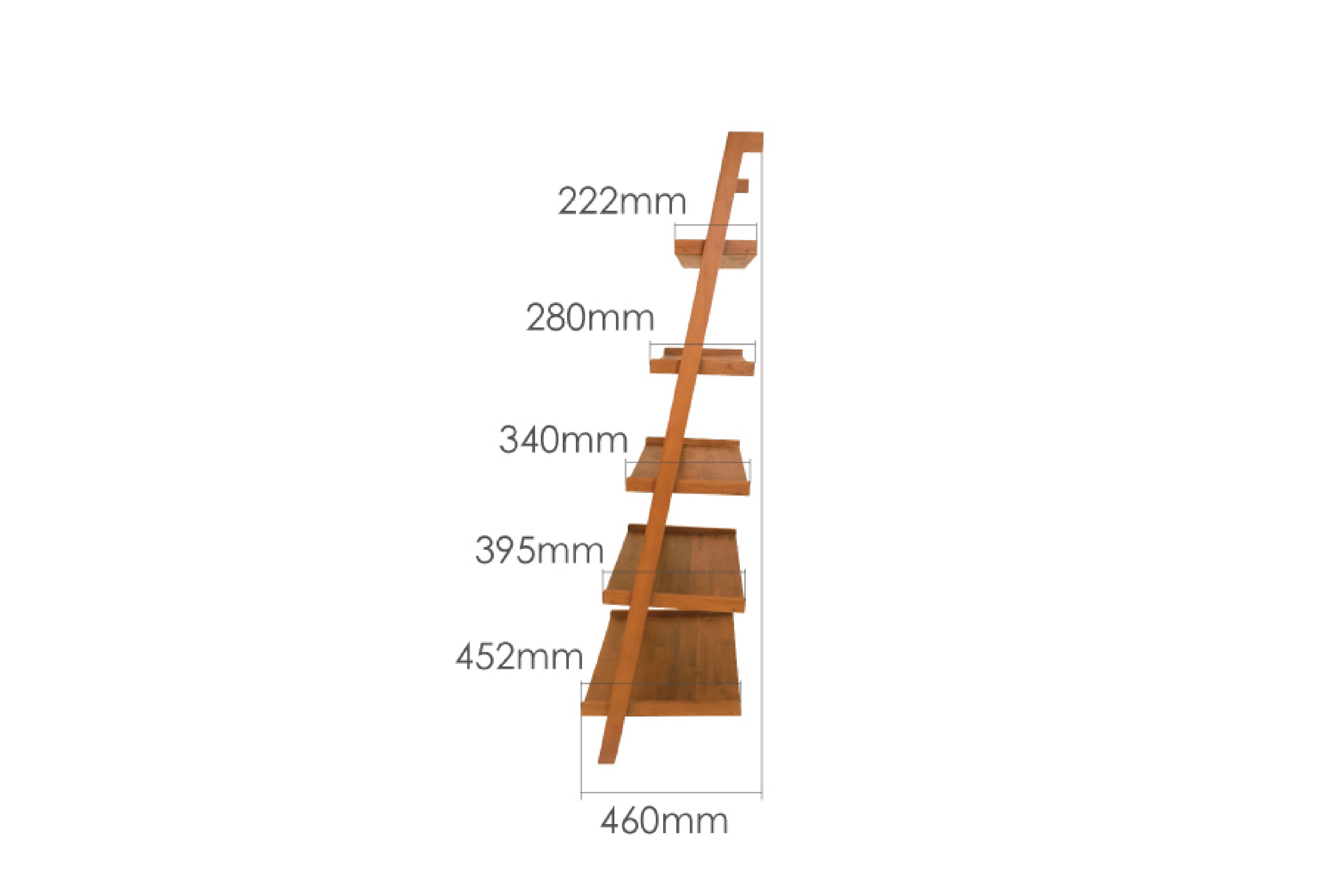 LADDER DISPLAY SHELF | Shelf - Living - Scanteak Singapore