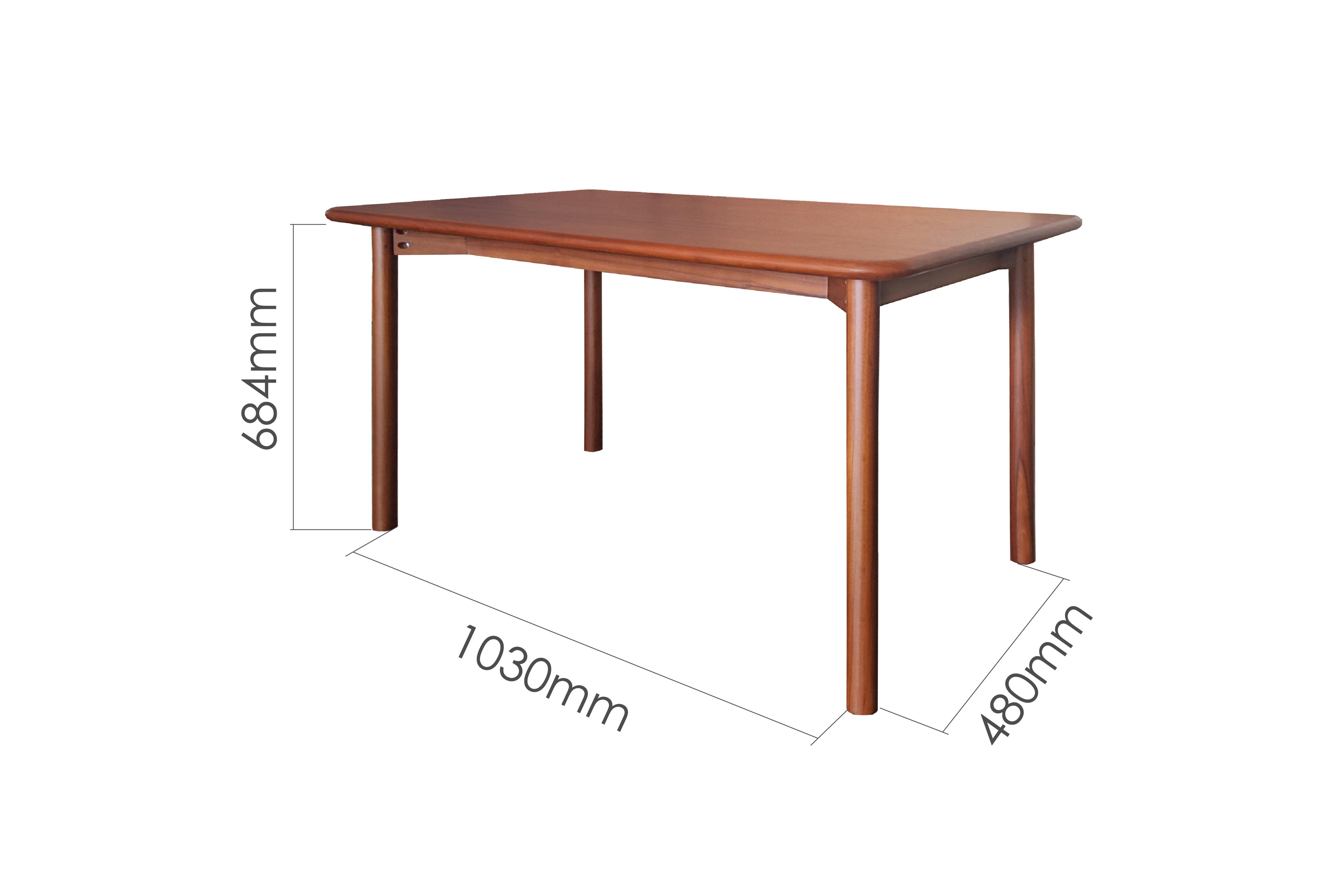 LEIKA 135CM DINING TABLE – Scanteak
