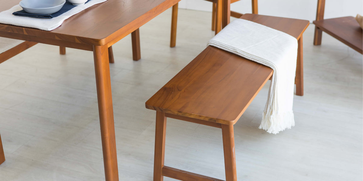 DUO BENCH | Bench - Dining - Scanteak Singapore