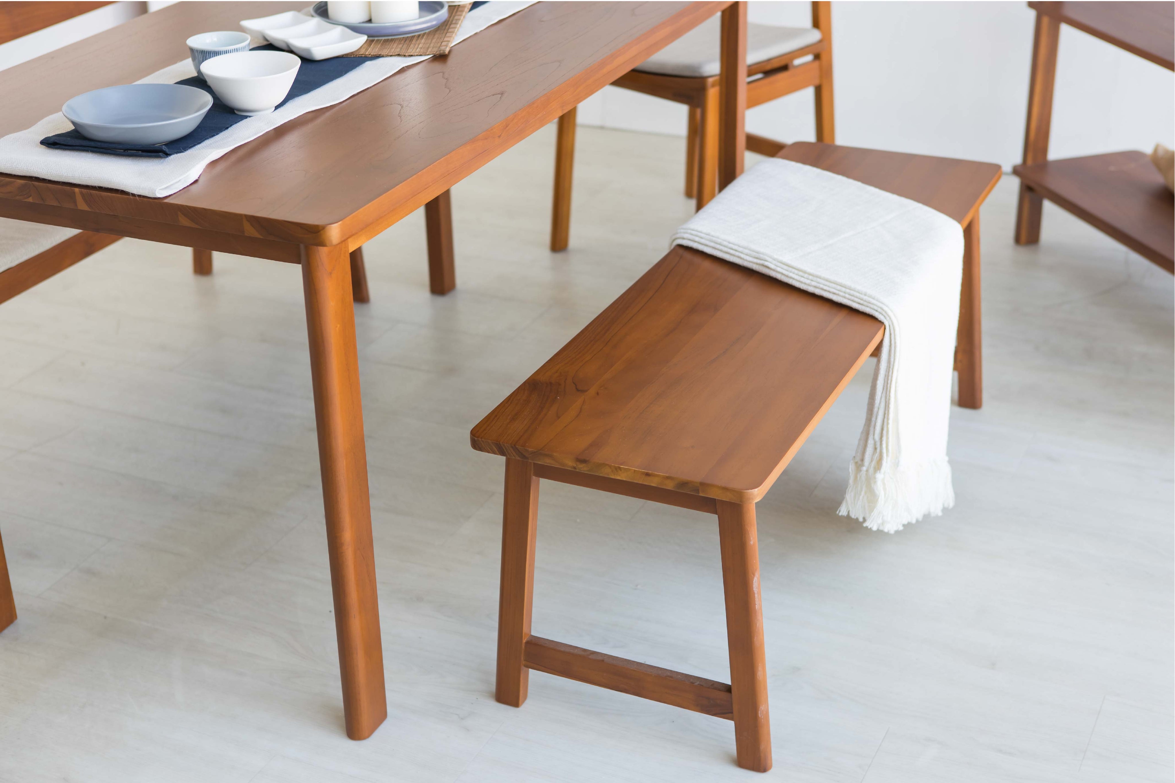 DUO BENCH | Bench - Dining - Scanteak Singapore