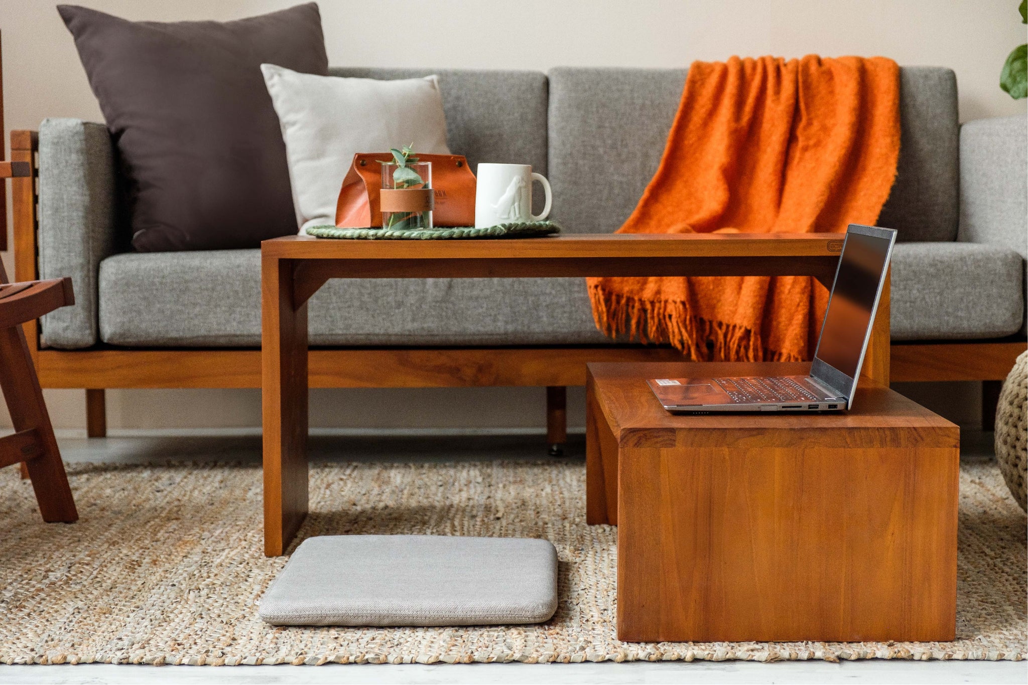 PLANK NESTING BENCH SET | Nesting Table - Dining - Scanteak Singapore